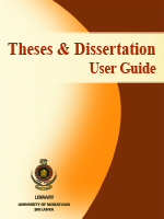 User Guides | University of Moratuwa